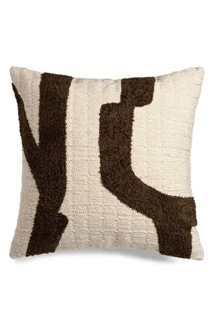 CRANE HOME Abstract Pathway Throw Pillow - Beige