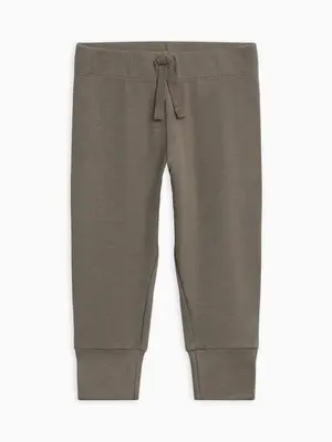 KENDI Charlie Ribbed Joggers - Olive