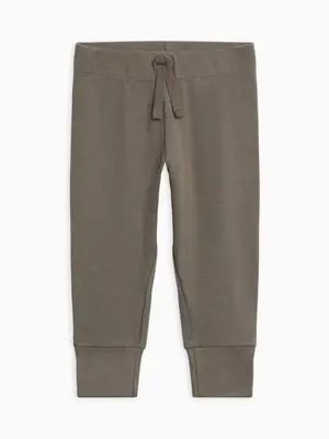 KENDI Charlie Ribbed Joggers - Olive