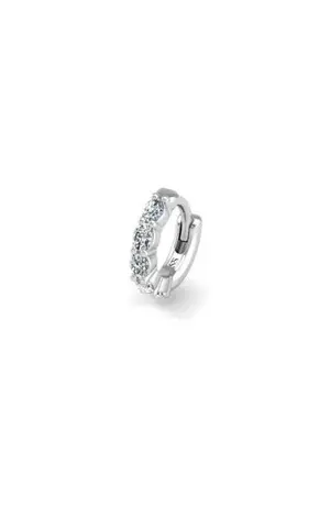 SEED2STONE The Big-o Diamond Single Hoop - White Gold