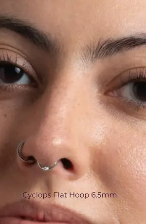 SEED2STONE Cyclops Lab-grown Diamond Hoop Earring - Silver