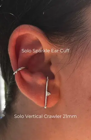 SEED2STONE Solo Vertical Ear Crawler - Silver