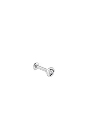 SEED2STONE Flat Back Stud - White Gold