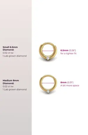 SEED2STONE Solo Flat Hoop Earring - Silver