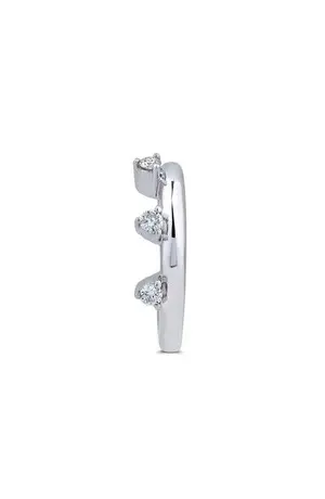 SEED2STONE Triple-threat Diamond Ear Cuff