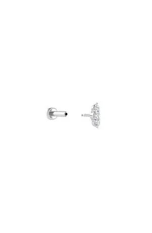 SEED2STONE Triple-threat Diamond Stud Earring - White Gold