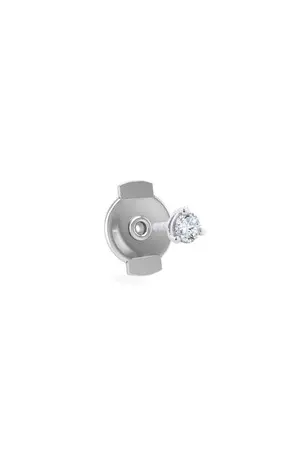 SEED2STONE Stud Earring With Adjustable Post - White Gold