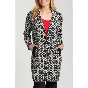 APNY Abstract Dot Sweater Coat