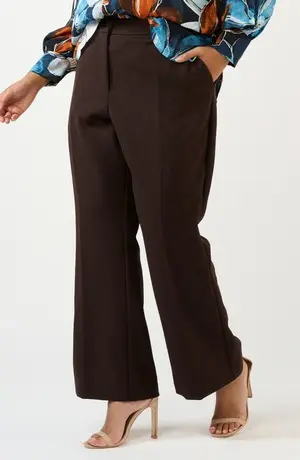 ESTELLE Arabica Wide Leg Trousers