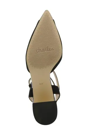 Charles By Charles David Aki Crystal T-strap Pumps