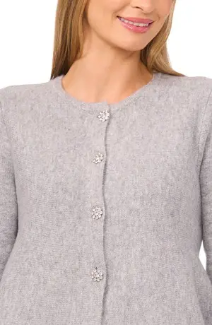 CECE DUPRAZ Peplum Cardigan