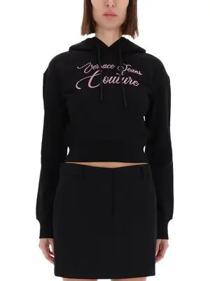 Versace Cropped Sweatshirts Hoodies For Women