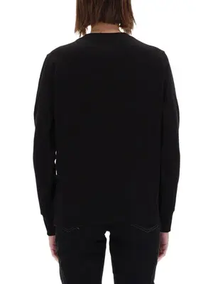 Versace Sweatshirt With Logo - Black