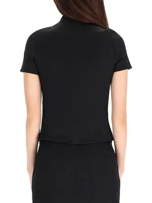 COURREGES Interlock Top - Black