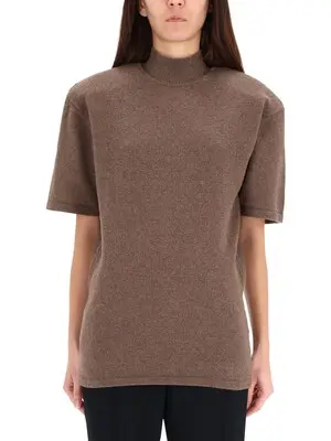 Jacquemus Chestnut Jersey Top - Brown