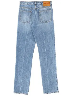 Marni Cotton Denim Pants - Blue
