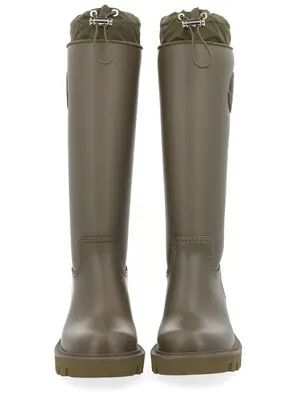 Moncler Kickstream High Boots - Green