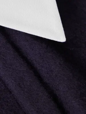 Tory Burch Wool And Cotton-blend Polo Shirt
