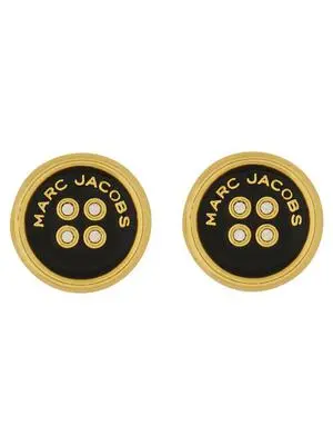 Marc Jacobs Button Stud Earrings - Gold