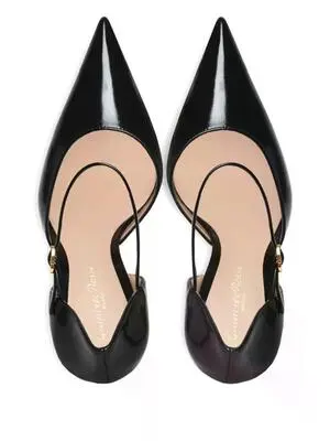 GIANVITO ROSSI 95mm 'sofia Dorsay' Heeled Pumps