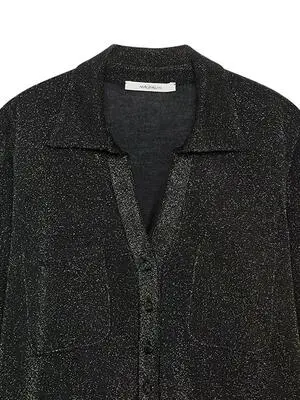 Malìparmi Glitter-effect Polo Top