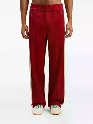 Palm Angels Zip-up Side-stripe Track Pants - Red