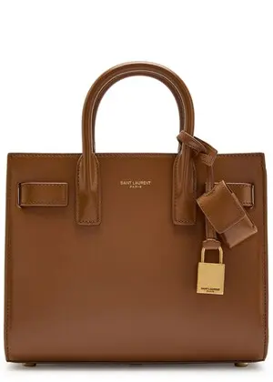 Saint Laurent Sac De Jour Nano Top Handle Bag - Brown