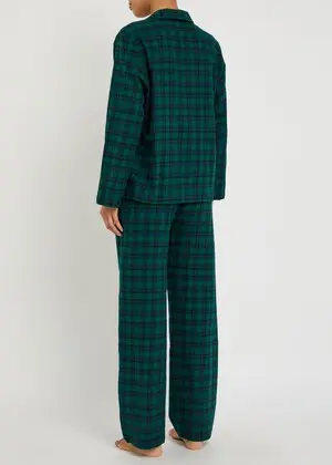 Eberjey Plaid Flannel Pyjama Set
