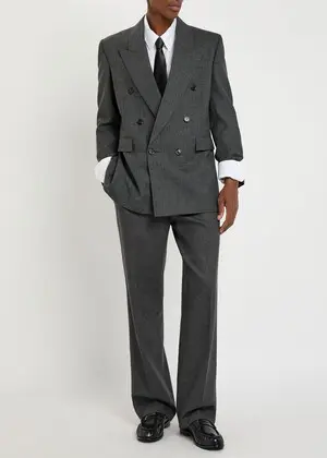 Saint Laurent Double-breasted Wool Blazer