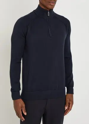 RAITH Quarter-zip Knit Jumper