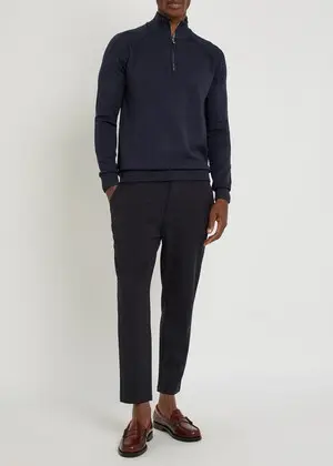RAITH Quarter-zip Knit Jumper