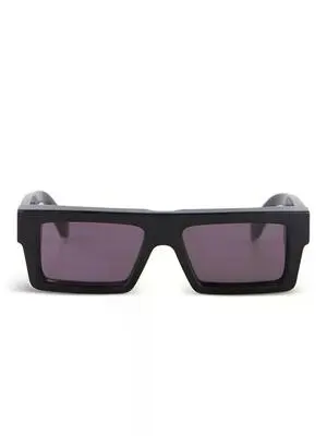 Off-White Rectangular Logo Sunglasses - Black