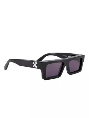 Off-White Rectangular Logo Sunglasses