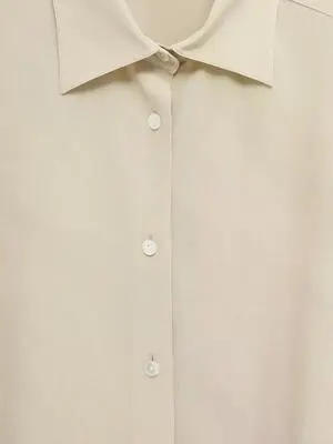 THE ROW Button-up Top With Round Hem