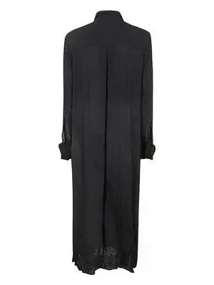 MARIA CALDERARA Buttoned Shirt Dress