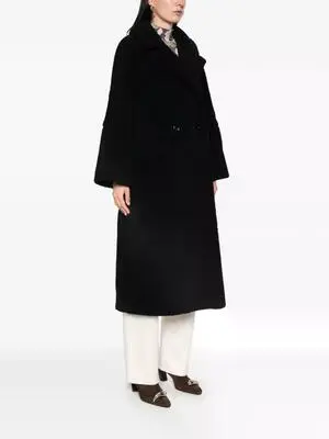 Herno Double-breasted Coat - Black