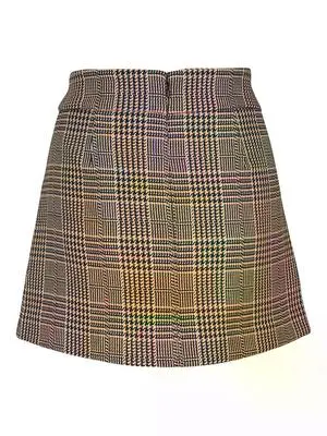Veronica Beard Pavalaine Houndstooth Mini Skirt
