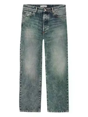 ICON DENIM LOS ANGELES Buttoned Straight-leg Jeans