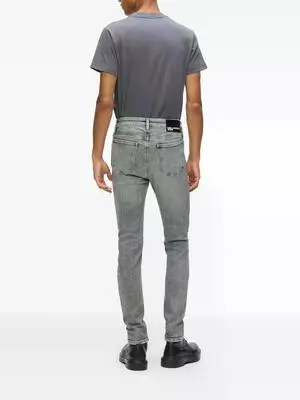 Karl Lagerfeld Button-fastening Skinny Jeans - Grey
