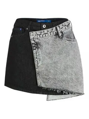 Karl Lagerfeld Denim Mini Skirt - Black