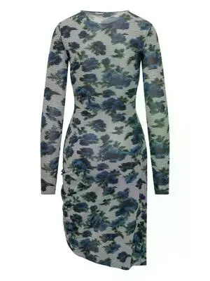 Coperni Floral Knot Midi Dress