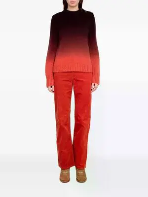 Zadig&Voltaire Malty Dip Dye Cashmere Sweater - Red