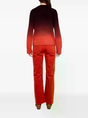 Zadig&Voltaire Malty Dip Dye Cashmere Sweater - Red
