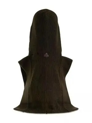 Isabel Marant Étoile Hooded Ribbed Wool Scarf