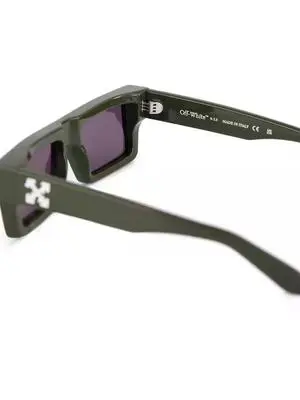 Off-White Rectangle Sunglasses