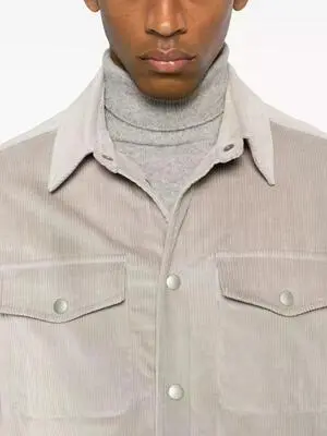 LARDINI Pocket Corduroy Shirt Jacket