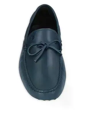 TOD'S Gommino Tie-detail Boat Shoes - Blue