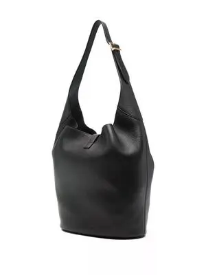 Saint Laurent Logo-plaque Shoulder Bag - Black