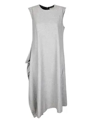 NICCOLO PASQUALETTI Nota Slip Midi Dress - Grey