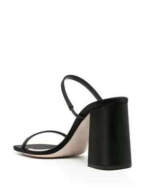 Miu Miu Open-toe Satin Sandals